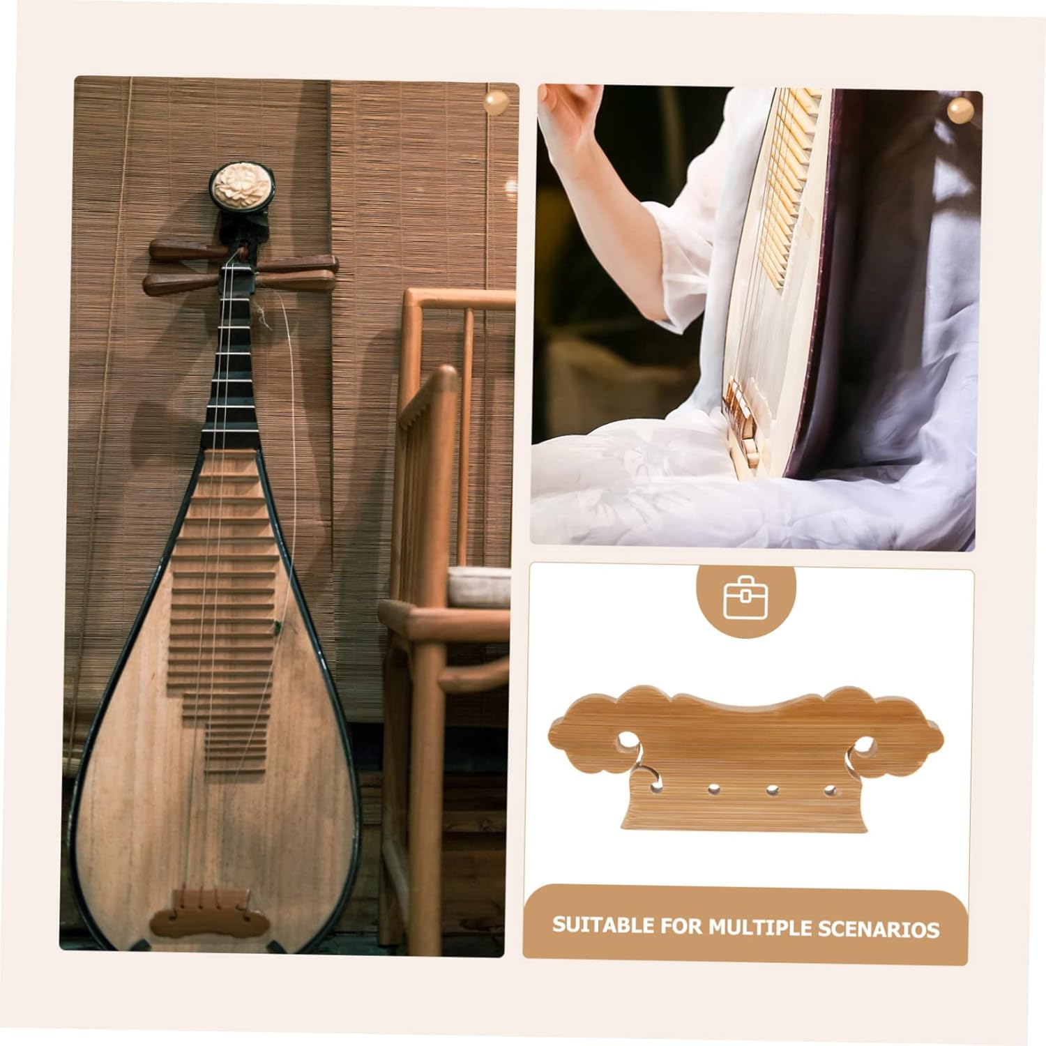 SUPVOX 5pcs Pipa bridge Lute Bridge Tailpiece instruments for adults ...