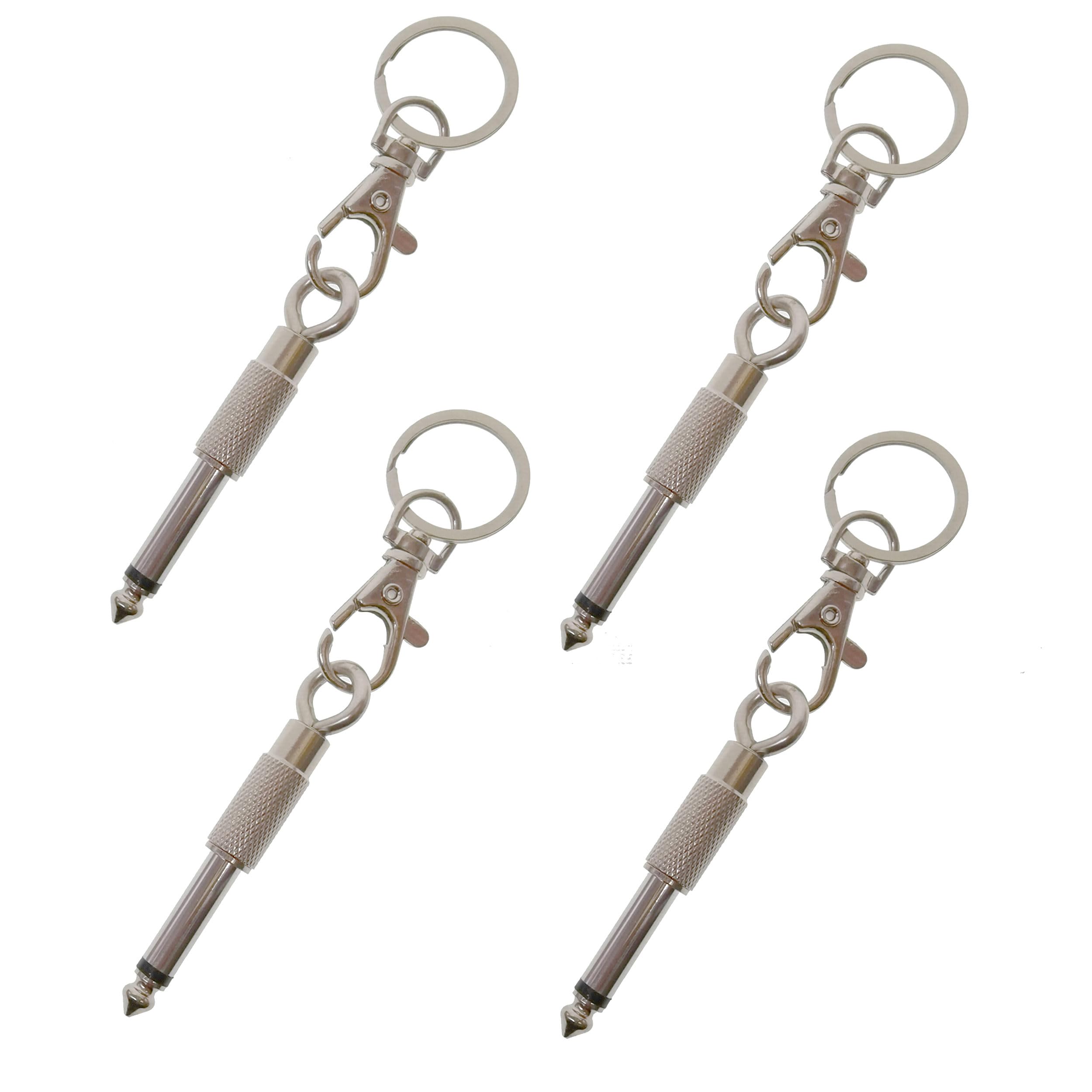 Amazon.com: Cooplay 4pcs Guitar Plug Keychains KeyRings for Wall ...