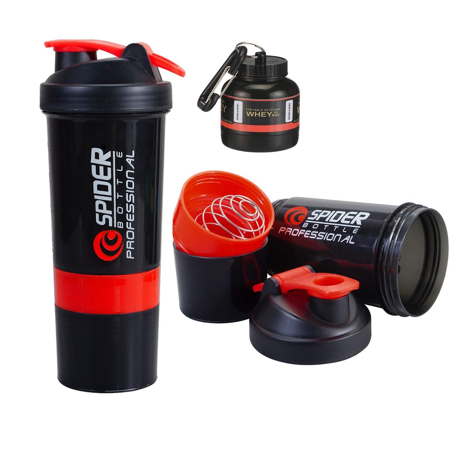 CELEBRINO Protein Shaker Bottle with Protein Funnel | Spider Shaker ...