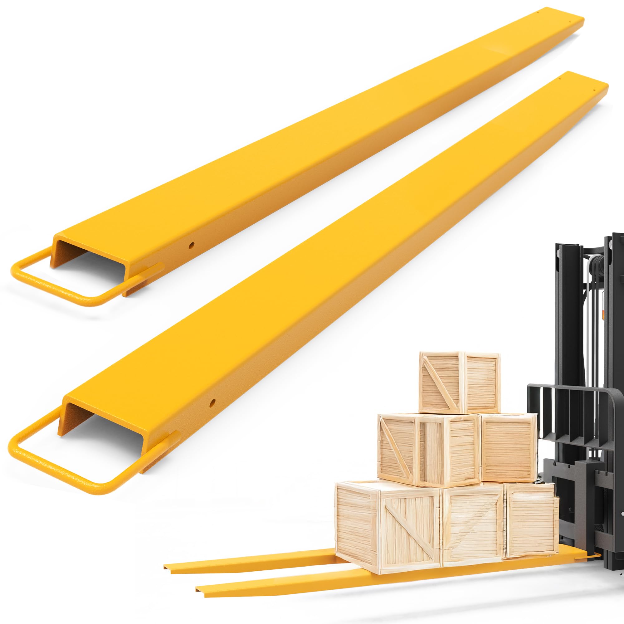 Amazon.com: YINTATECH 4.5in Width Forklift Extensions Fits for 4" Wide ...