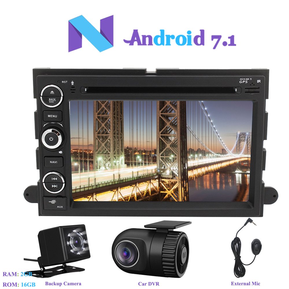 Buy Android 7.1 Car Stereo, Hi-azul Double Din Head Unit In Dash 7 Inch ...
