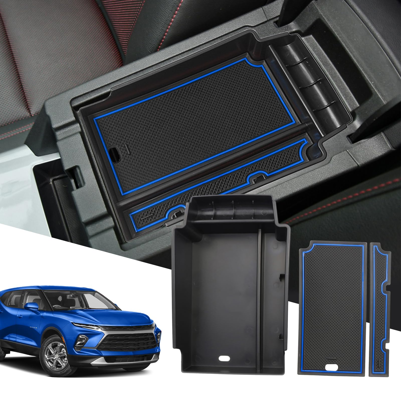 Snapklik.com : 2021-2023 2024 Blazer Center Console Organizer Tray For ...