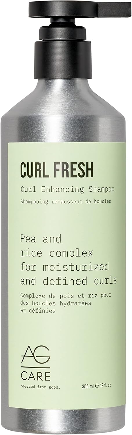 AG Care Curl Fresh Hydrating Shampoo with Pea & Rice Amino Acids ...