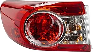 Amazon.com: Replacement For Toyota 2011 2012 2013 Corolla Taillight ...