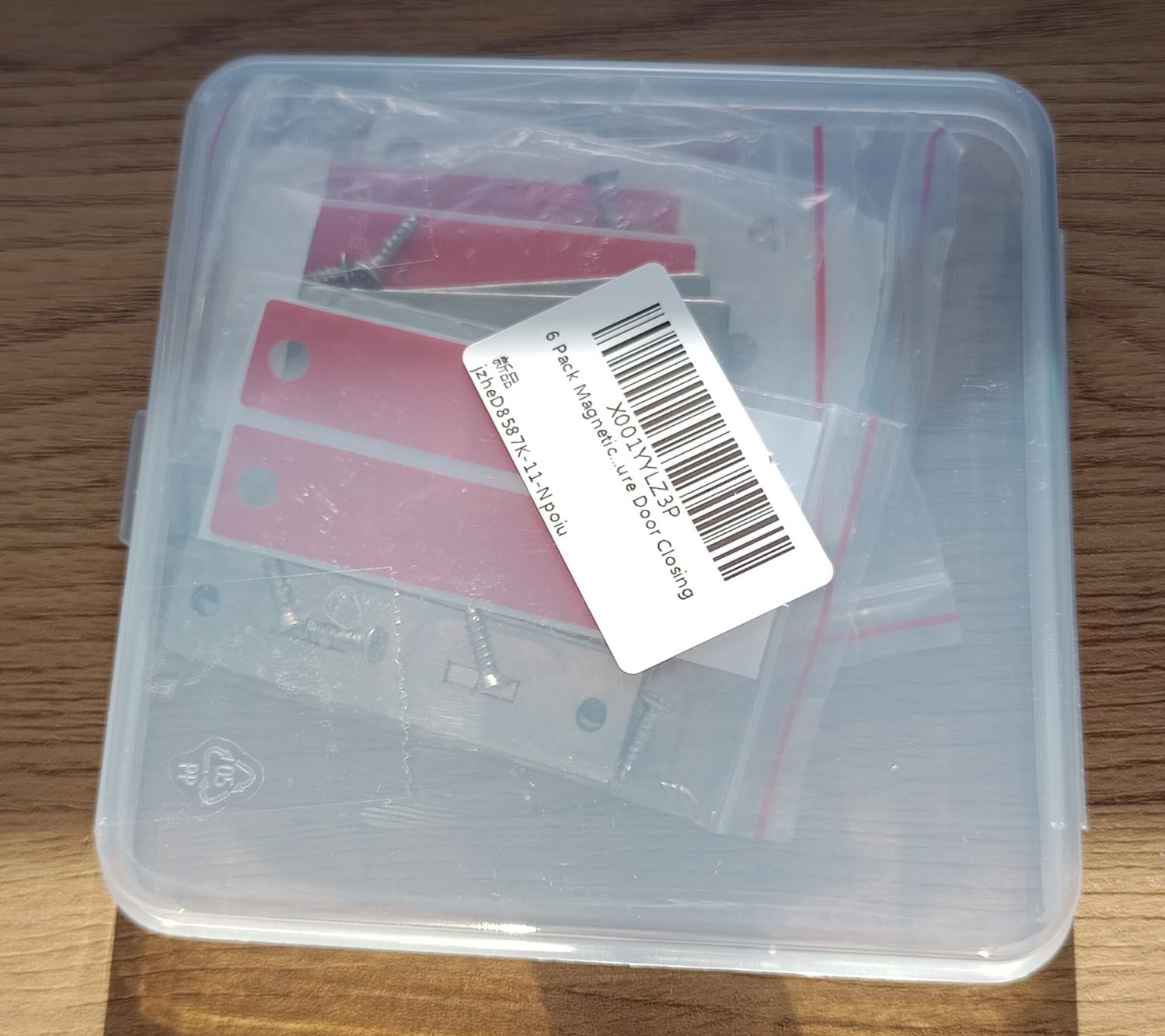 6 Pack Magnetic Door Catches, Double Magnetic Catch Ultra Thin Cupboard ...