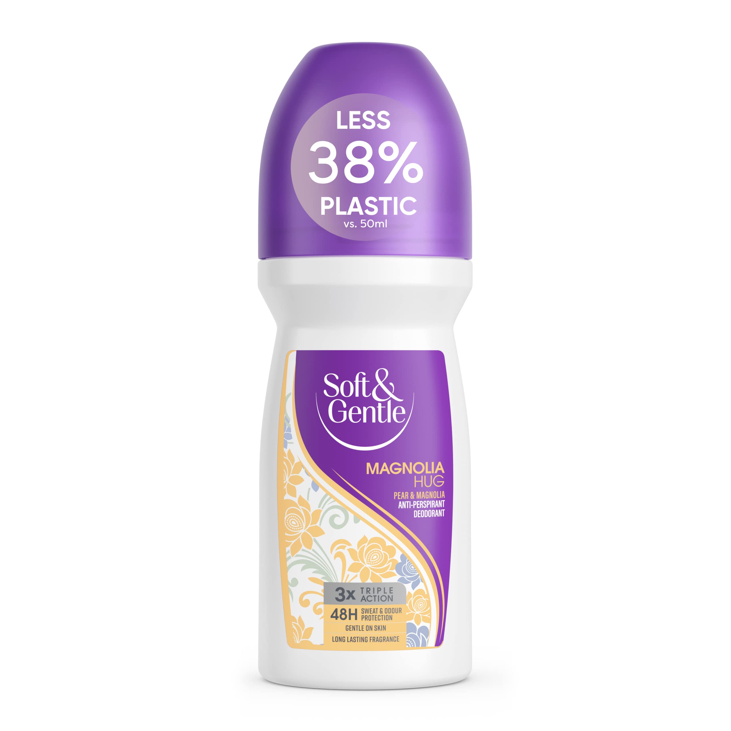 Soft & Gentle Magnolia Hug Anti-Perspirant Roll On Deodorant 100ml ...