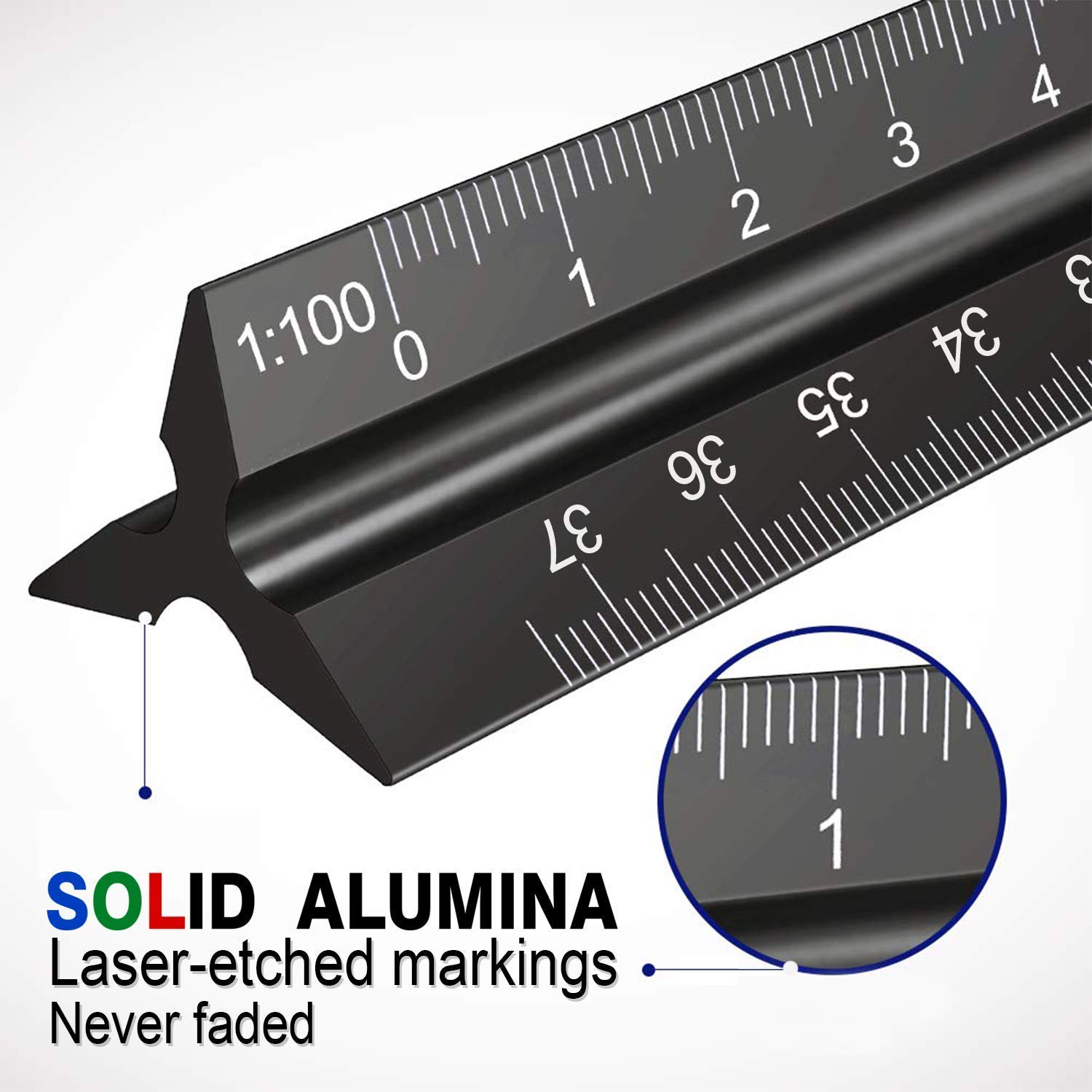 Regla De Escala Arquitectónica De 12 Pulgadas Escala De Arquitecto De ...