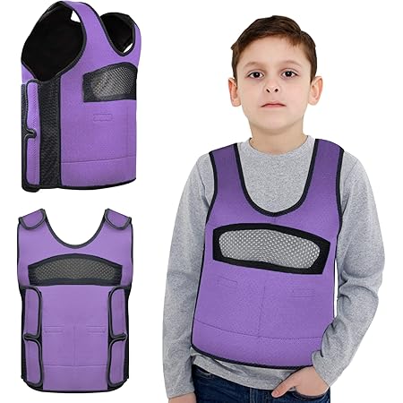 Amazon.com: Weighted Vest for Kids (Large, Ages 10+) with Sensory ...