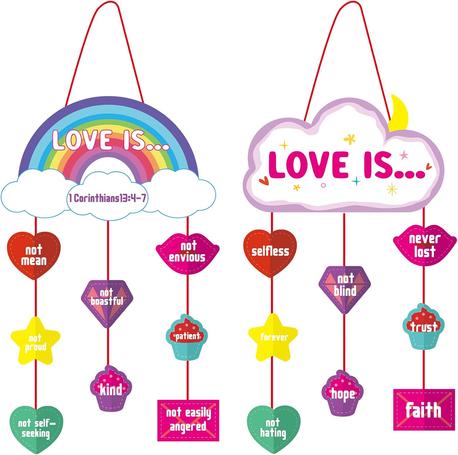 Amazon.com: Valentine's Day Crafts for Kids 24 Pieces Hearts Kids ...