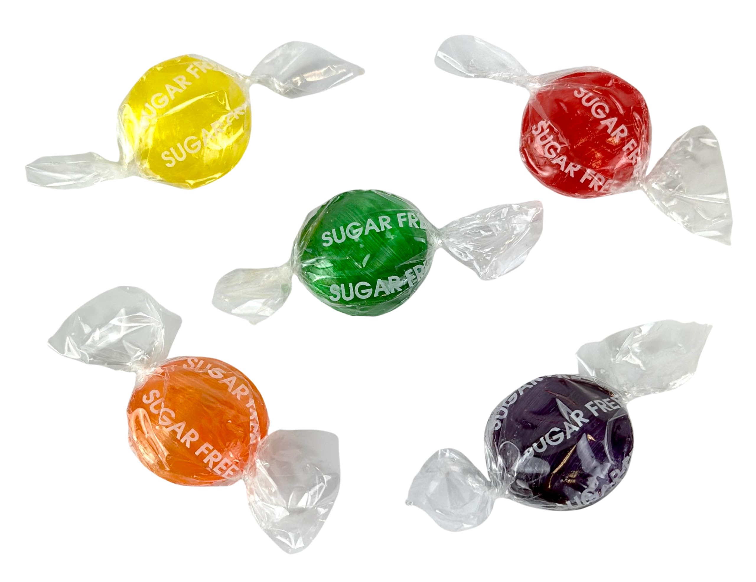 Amazon.com: Sugar-Free Assorted Fruit Buttons Hard Candy, 1 Pound