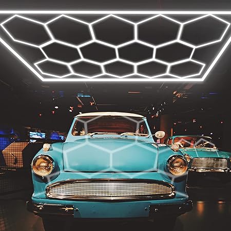 Neatfi LED Car Garage Light, Rectangle Shaped Ceiling Light, 480W ...