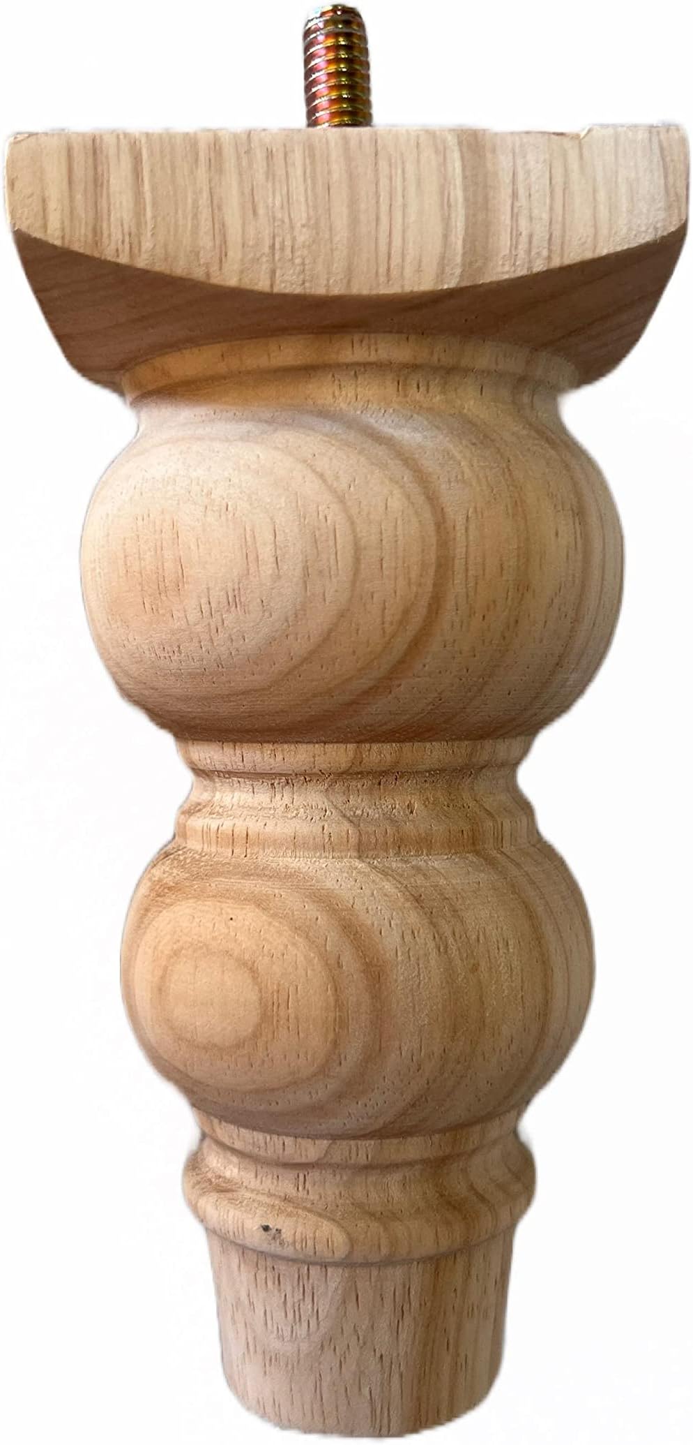 Amazon.com: 5 inch Unfinished Wooden Bun Feet, Btowin 4Pcs Solid Wood ...