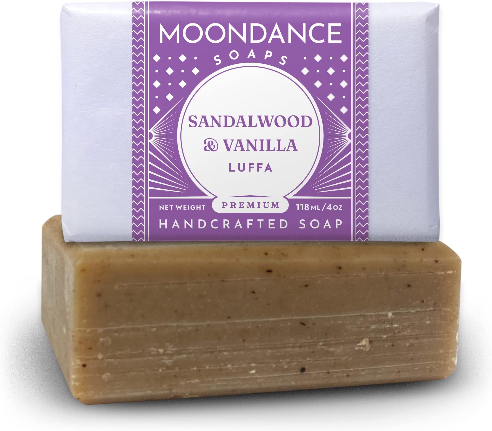 Amazon.com : MOONDANCE SOAPS Sandalwood Vanilla Soap - Handmade Soap ...