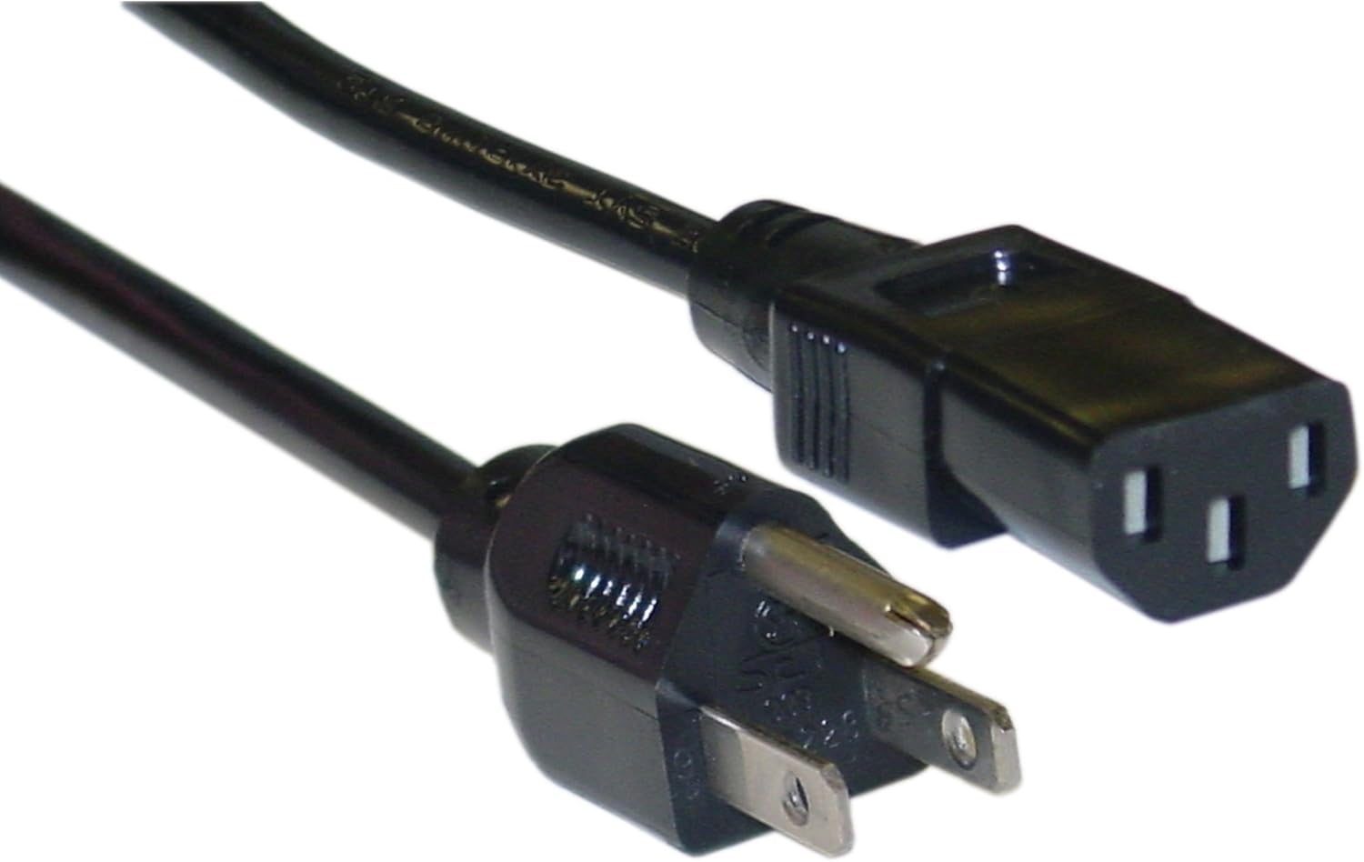 Amazon.com: 50 Feet (15 Meters) 18AWG 3 Prong Monitor (Universal Power ...