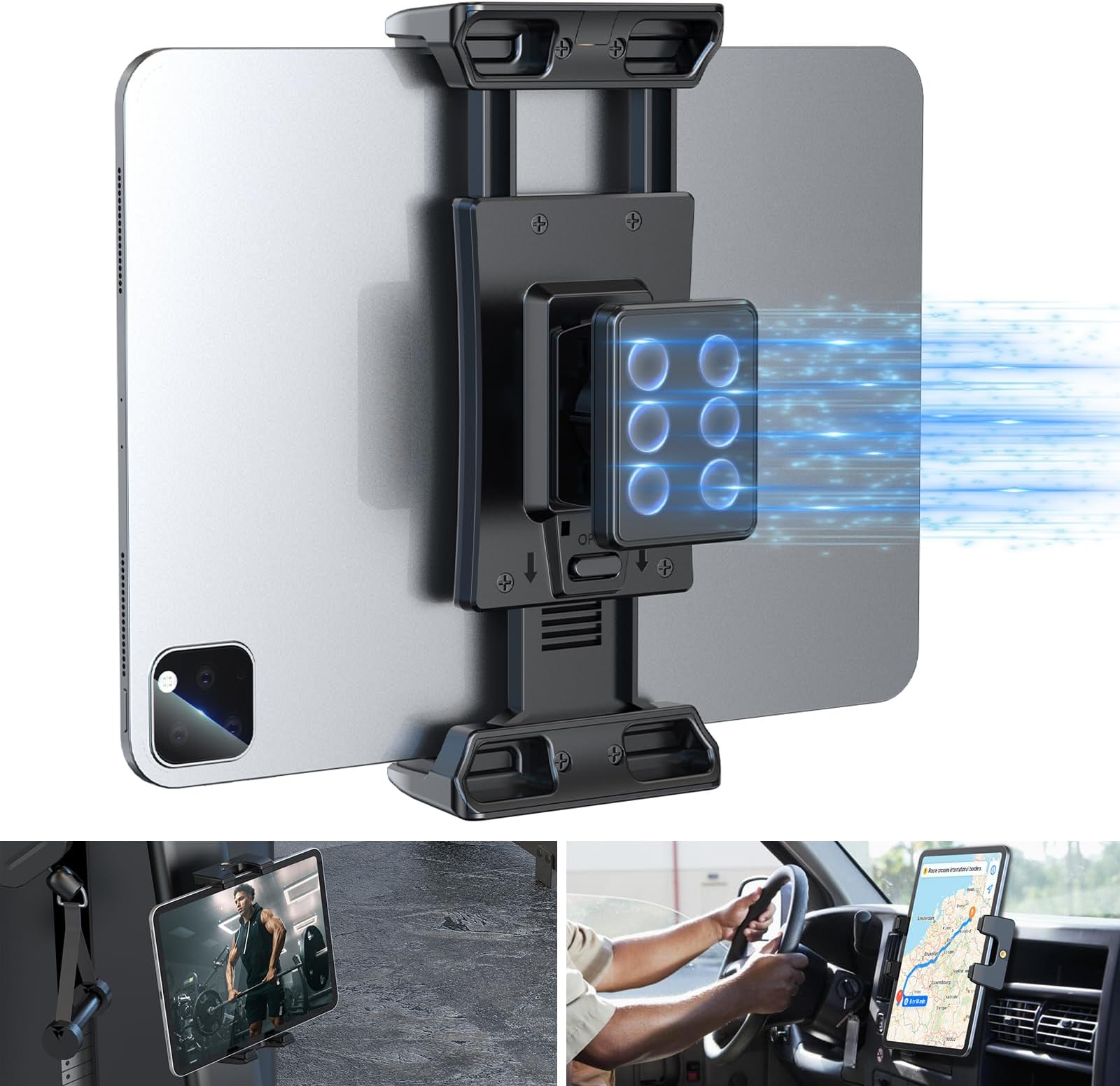 Amazon.com: XWXELEC Magnetic Tablet Wall Mount for Metal Surface, Super ...