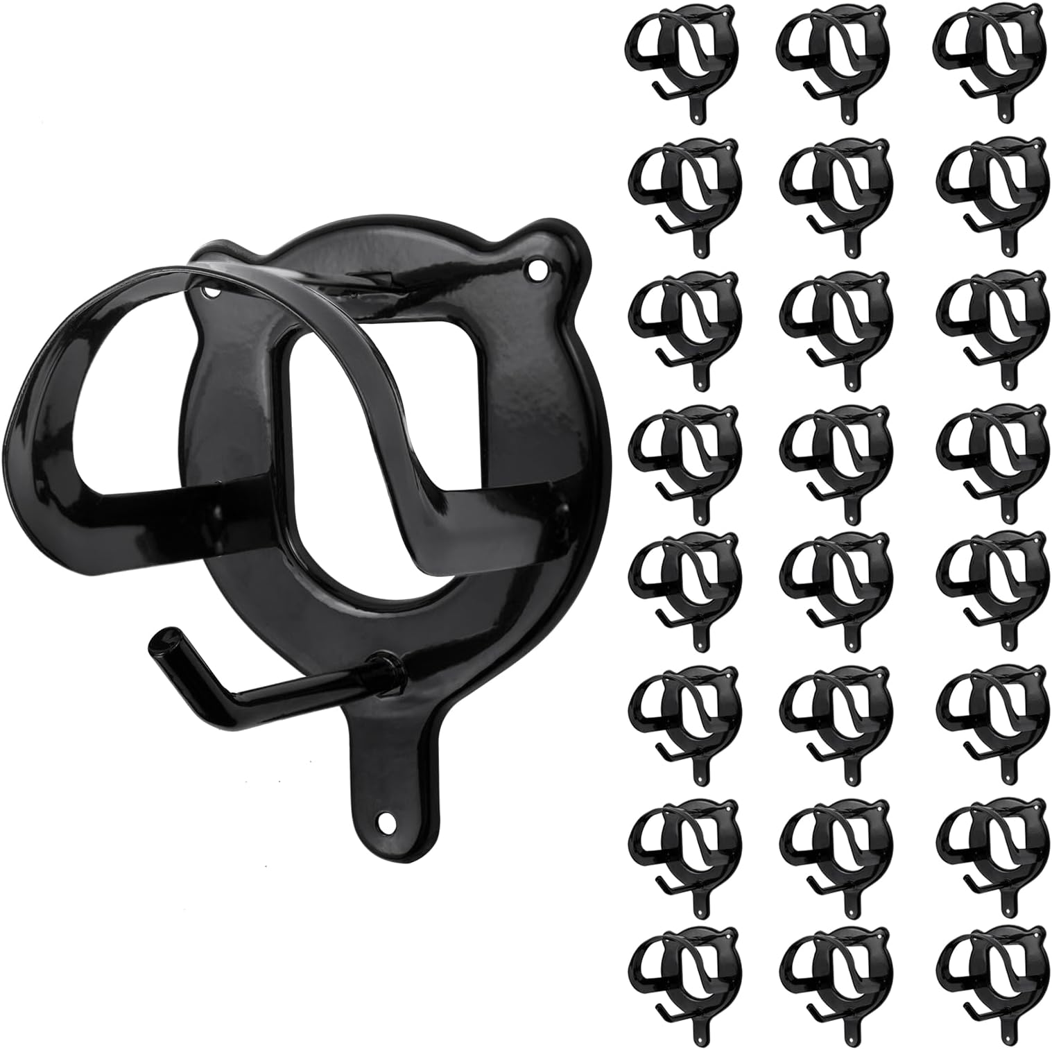 Amazon.com: LAJIAOZ 24 Counts Horse Bridle Rack Lightweight Metal ...