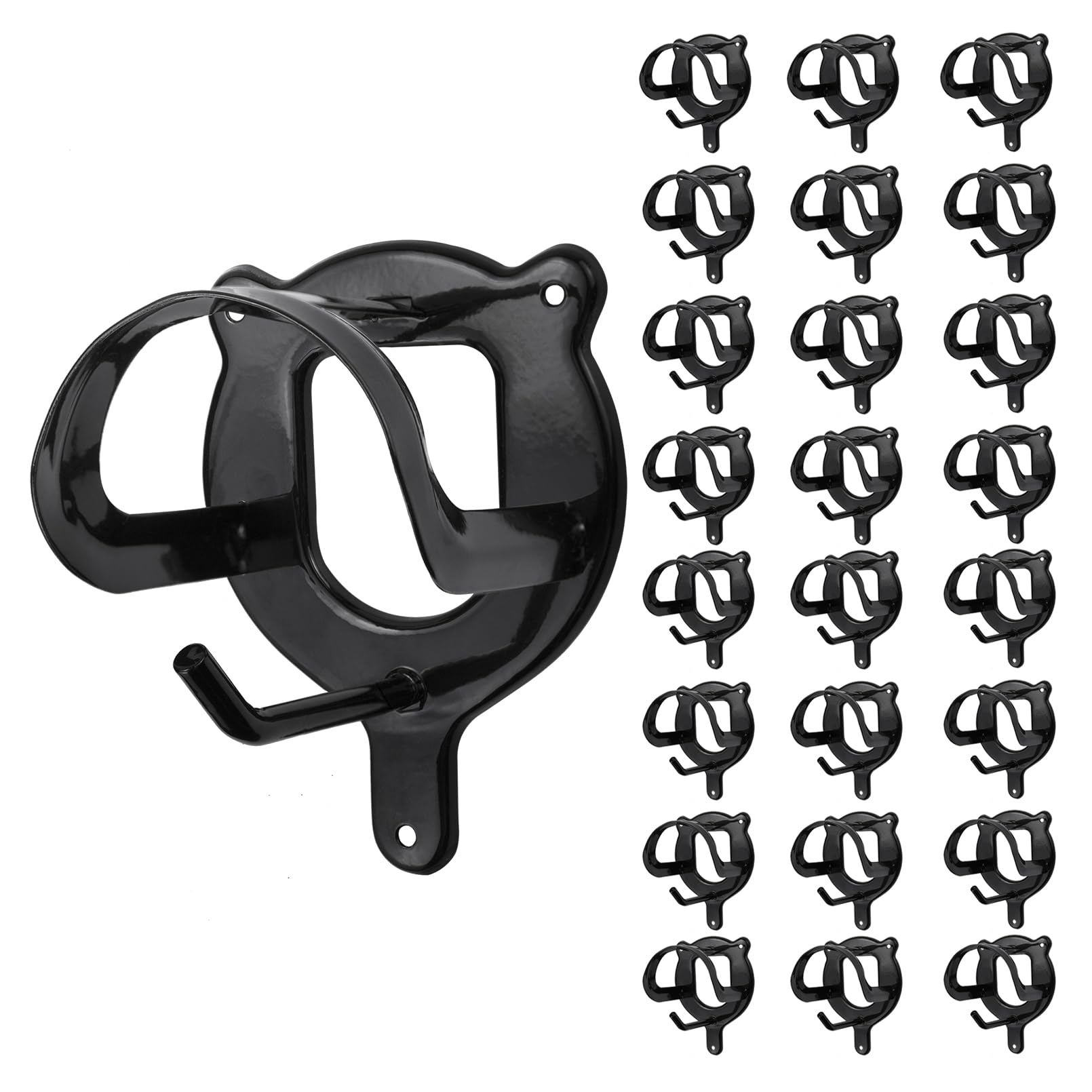 Snapklik.com : LAJIAOZ 24 Counts Horse Bridle Rack Lightweight Metal ...