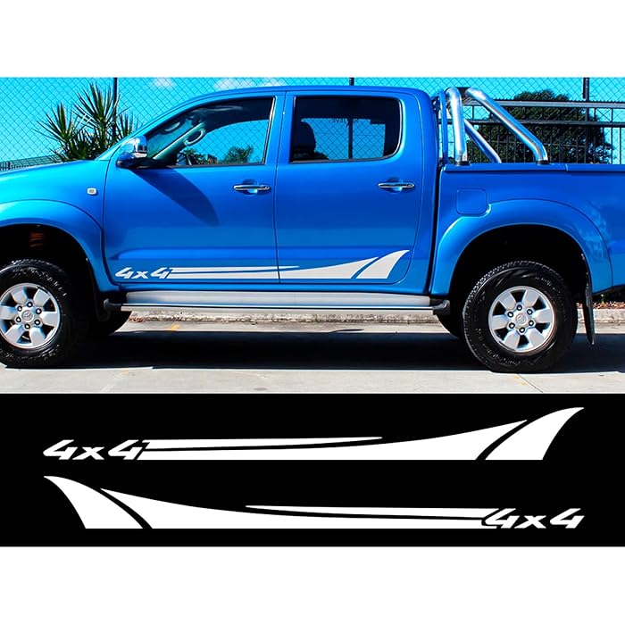 Buy Car Side Skirt Stickers stripe decal Decals, For Ford Ranger Raptor ...