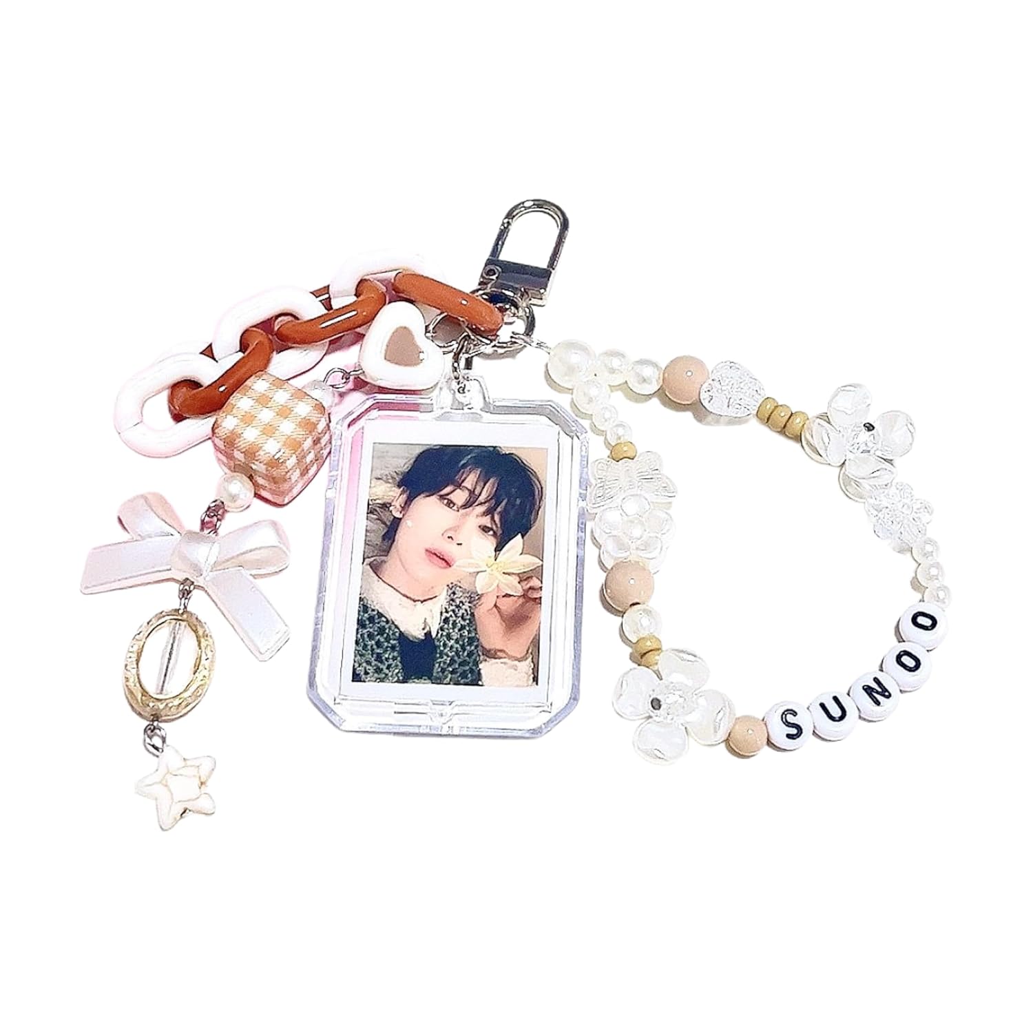 Amazon.com: Enhypen Lightstick keychain Lanyard,Handmade Keychain Phone ...