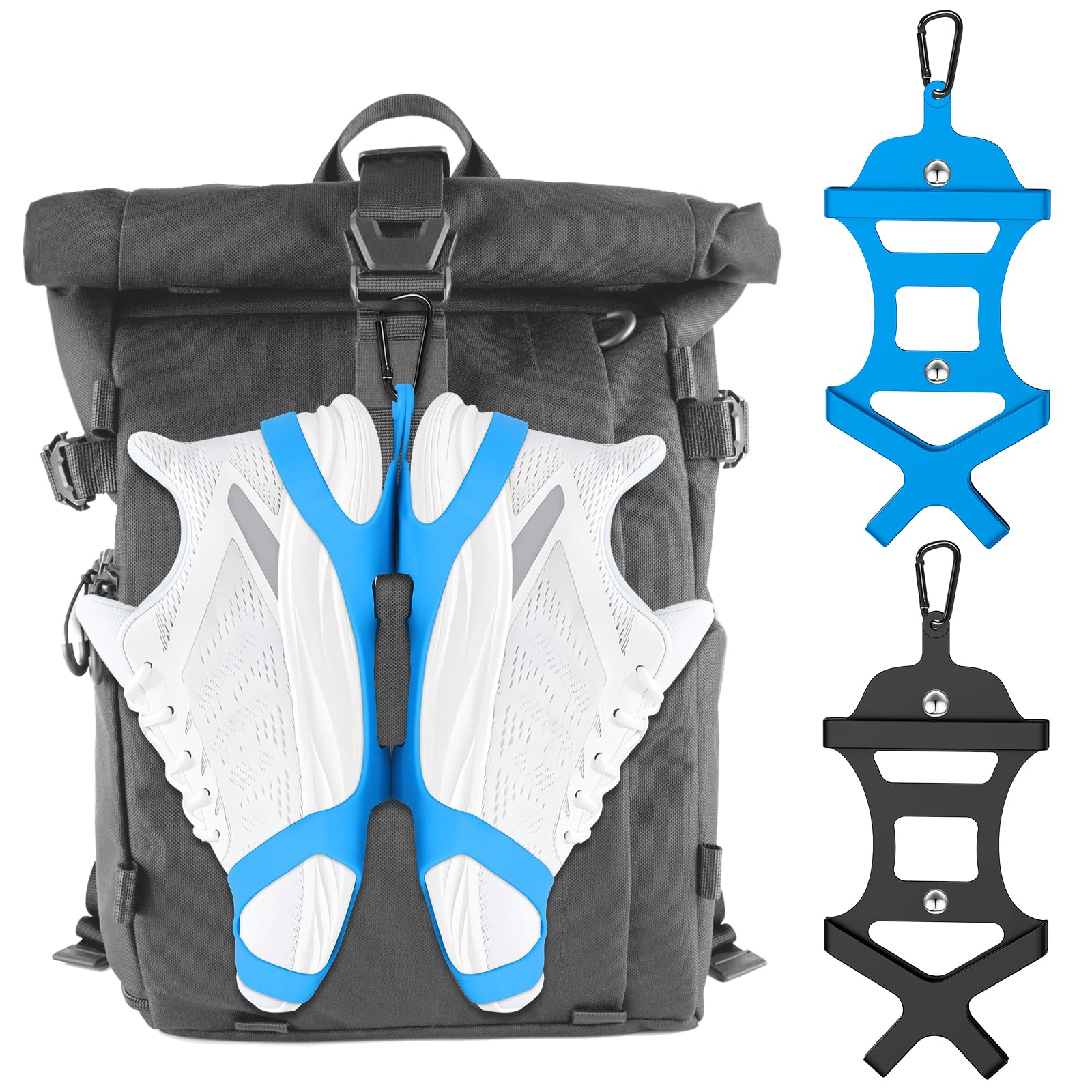 Amazon.com | Shoe Holster, Doormoon Shoe Holder for Backpack 2 Pairs ...