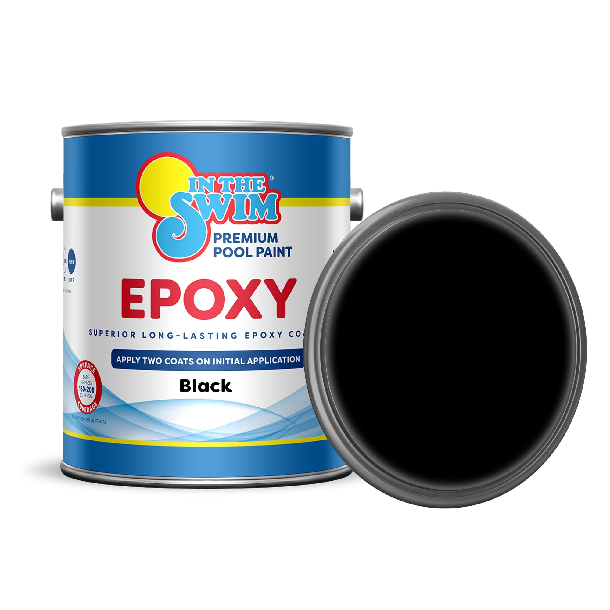 Snapklik.com : In The Swim Black Epoxy Swimming Pool Paint - Epoxy-Base