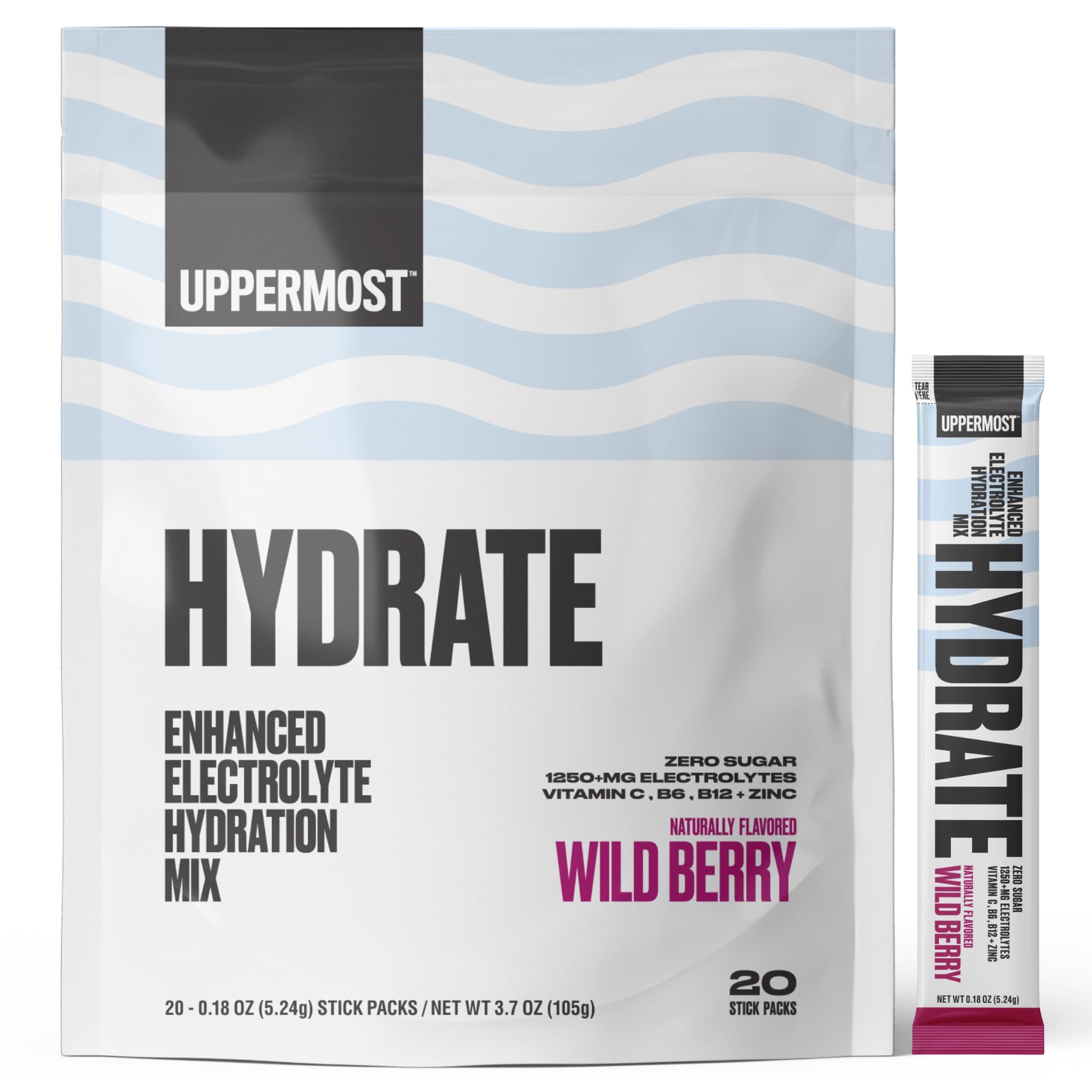 Uppermost Hydrate Hydration Keto Electrolytes Powder No Sugar Drink Mix ...