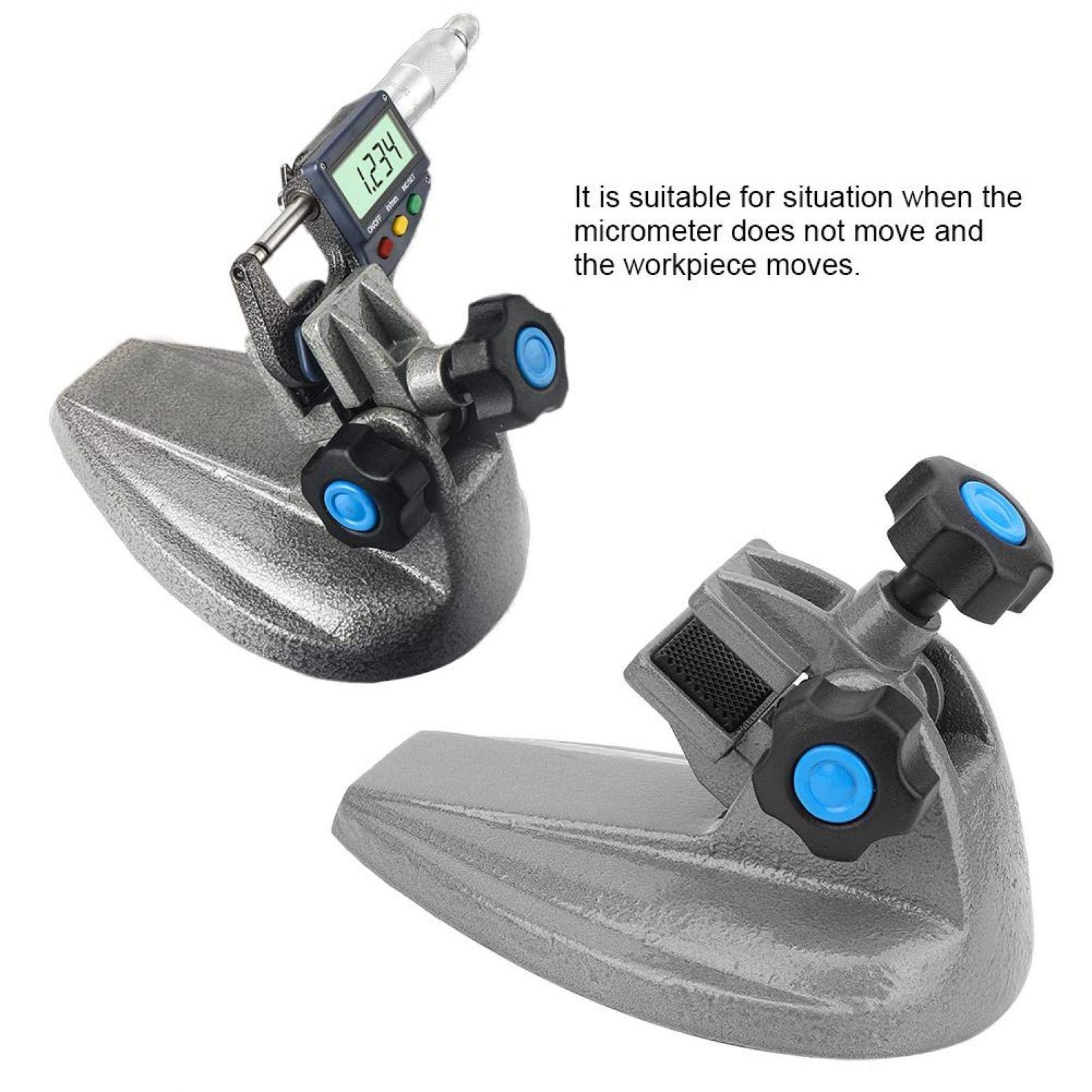 Snapklik.com : Micrometer Stand, Precision Micrometer Holder Stand Base ...