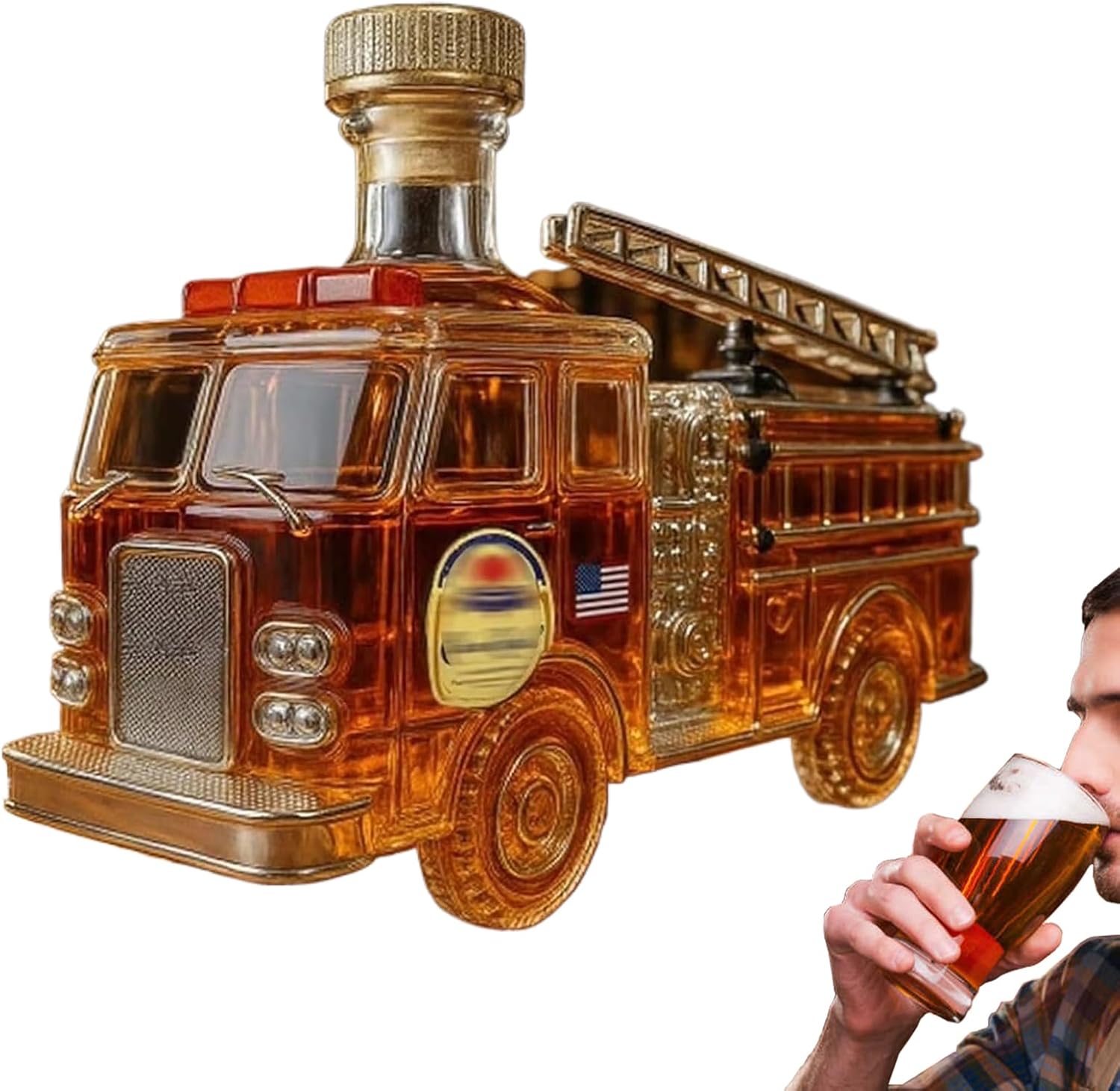 Amazon.com | Liquor Decanter | 300ml Funny Glass Table Decor | Funny ...