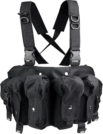 Amazon.com: JTXCDFHMJ Tactical Chest Rig, Adjustable Special Forces ...
