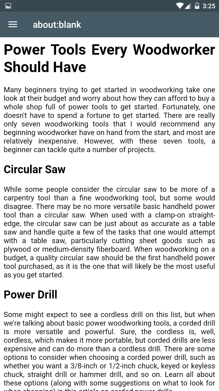 Power Tools Every Woodworker Should Have - App on Amazon Appstore