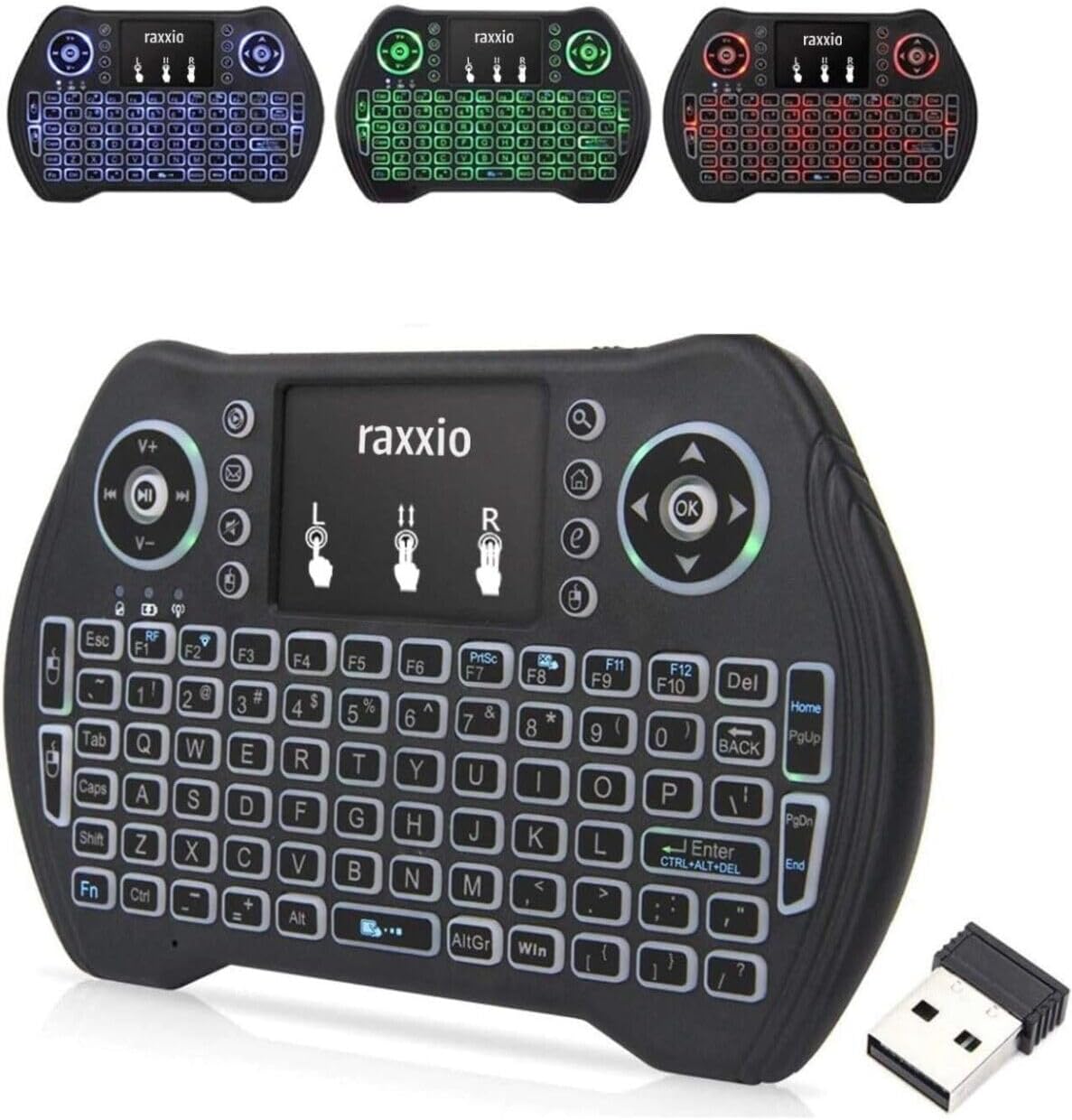 Wireless Mini Keyboard With Touchpad Mouse i8 Backlight Multimedia Keys ...