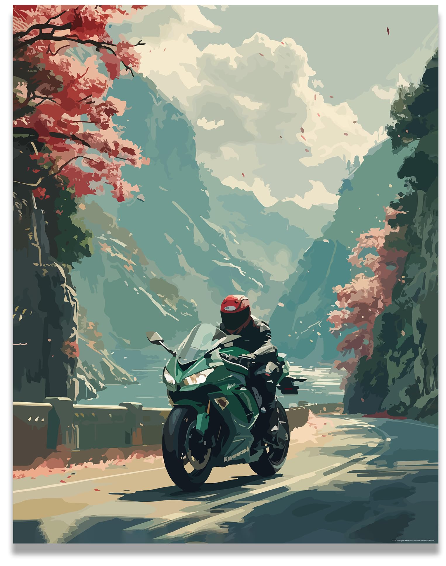 Amazon.com: Inspirational Wall Art Co. - Luxury Motors | Ninja ZX6R ...