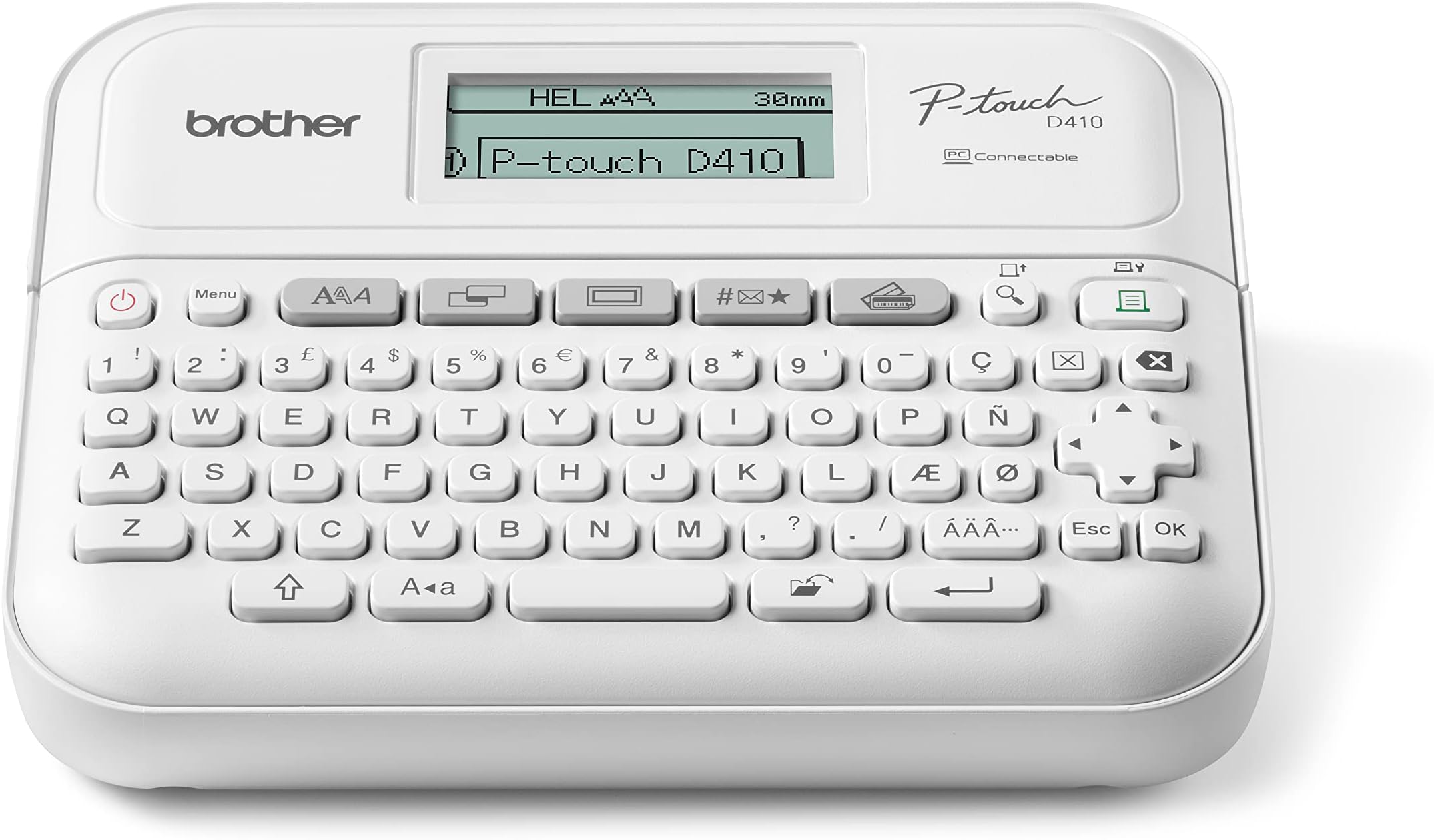 Brother P-touch, PTD210, étiqueteuse facile à utiliser, touches à une ...
