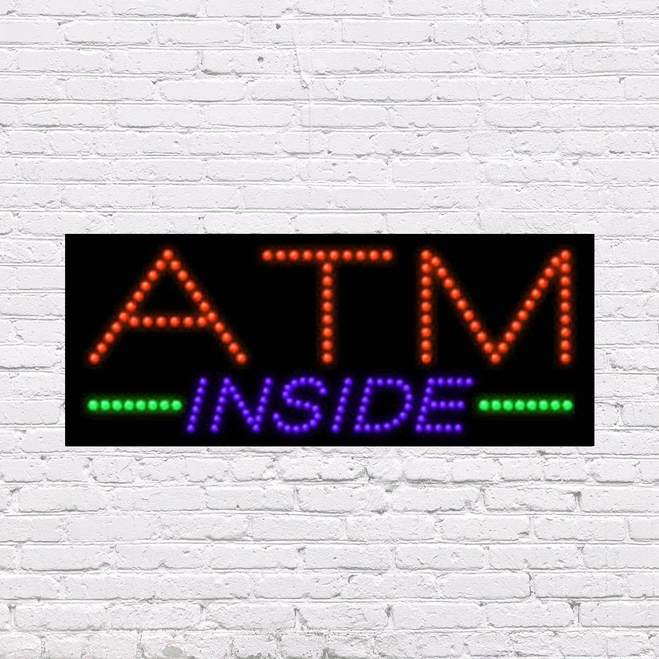 Amazon.com : LED ATM Inside Sign for Retail Business Displays ...