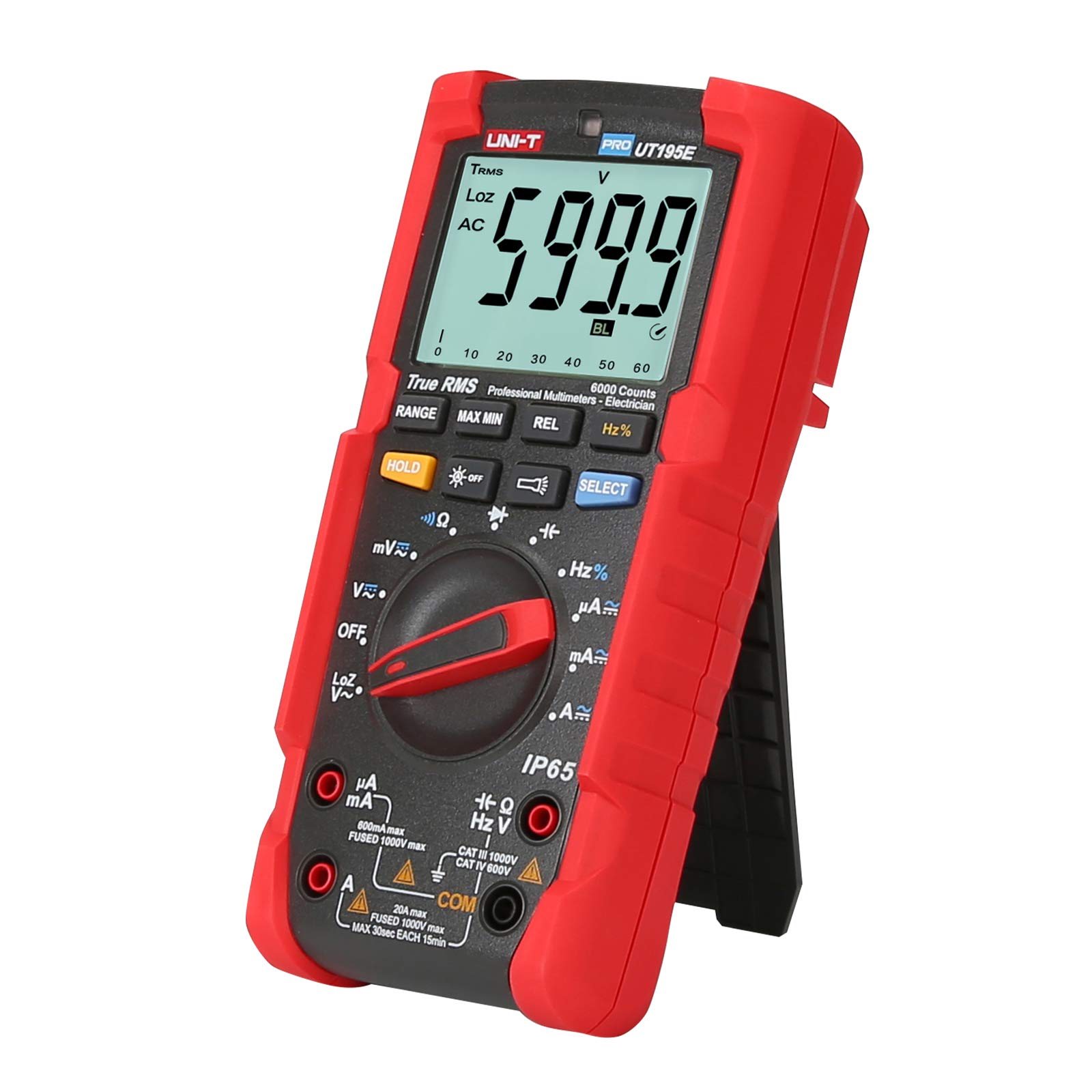 Buy UNI-T UT195E Industrial Digital Multimeter (IP65, 2M Drop Test ...