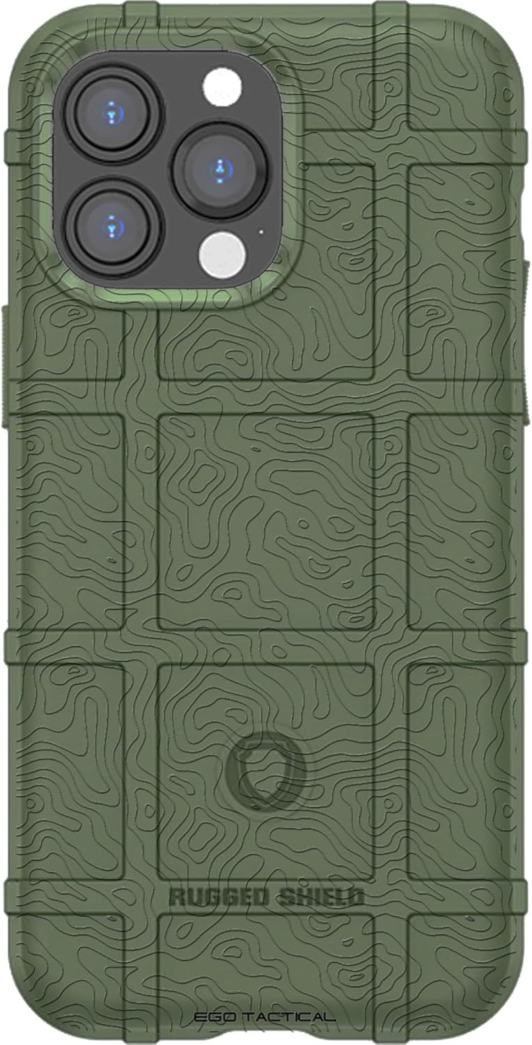 Amazon.com: EGO TACTICAL Rugged Shield Case for iPhone 15 Pro Max OD ...
