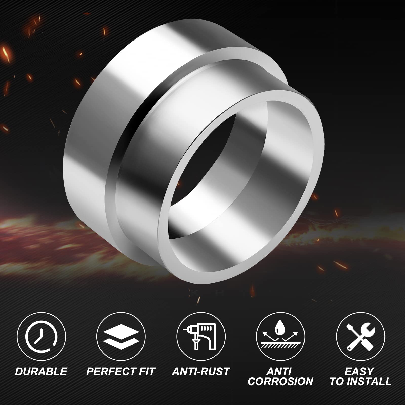 Snapklik.com : TEMSONE Flexplate Torque Stall Converter Spacer Flywheel ...