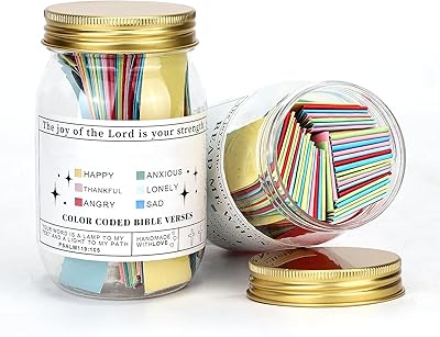 Bible Verses Jar for Emotions and Feelings - Color Nepal | Ubuy