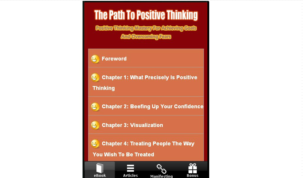 The Path To Positive Thinking - App on Amazon Appstore