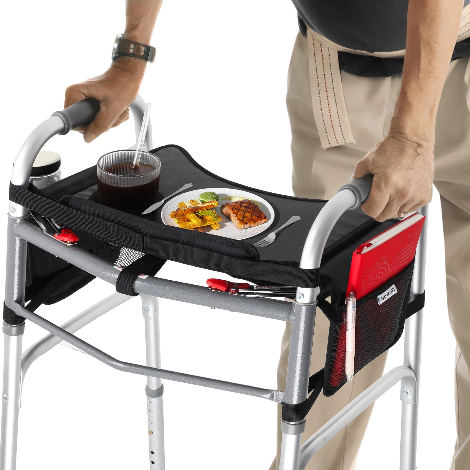 Amazon.com: Walker Tray with Cup Holder, Mobility Table Trays for ...