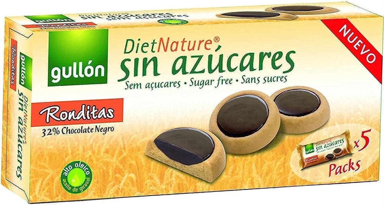Gullon Zero Sugar Free Ronditas Chocolate Biscuits, 186 gm : Buy Online ...