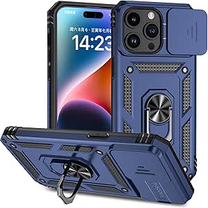 Amazon.com: Hitaoyou for iPhone 15 Pro Max Case, iPhone 15 Pro Max Case with Camera Cover ...