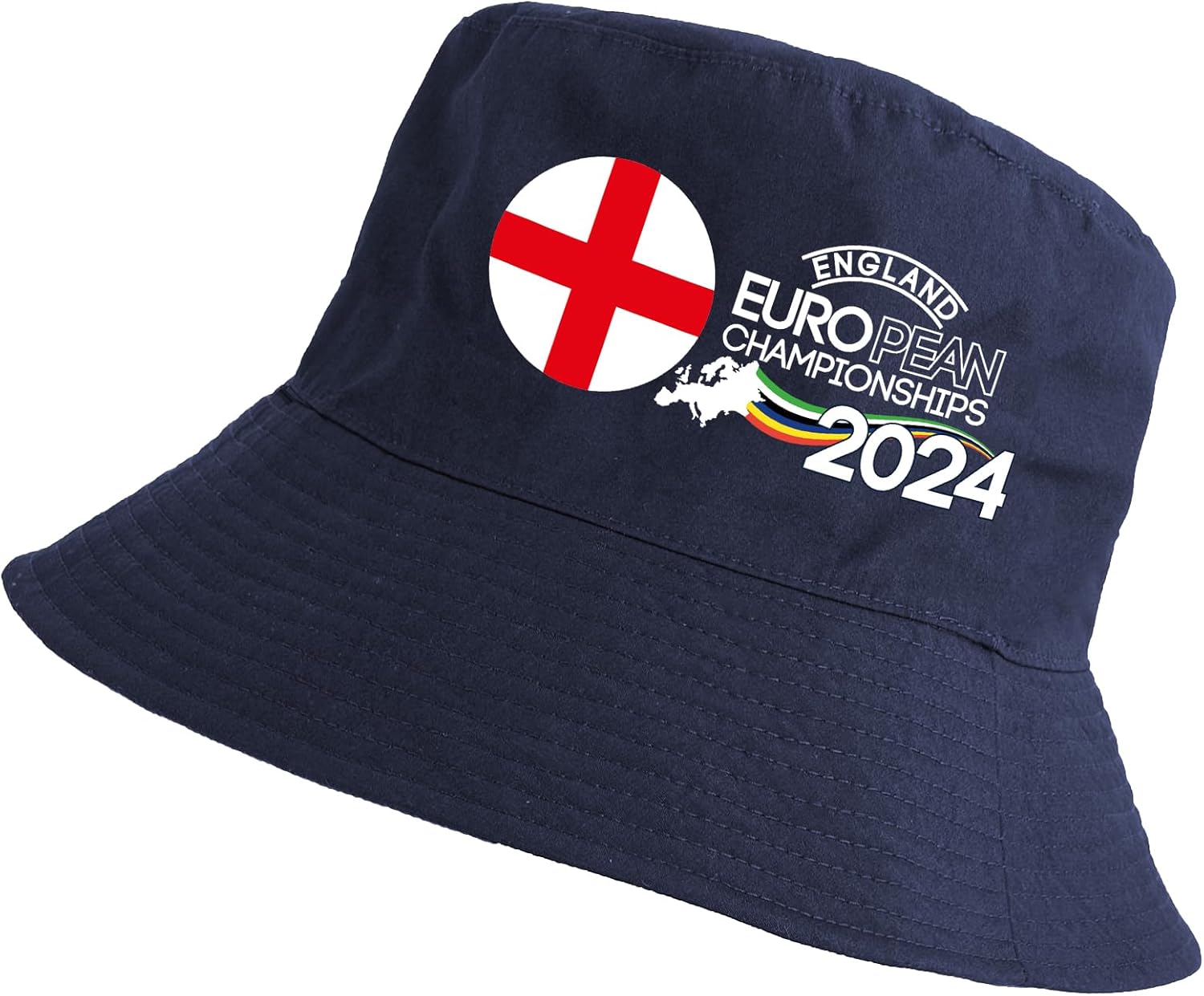 Partisan England Euros 2024 Bucket Hat Blue : Amazon.co.uk: Fashion