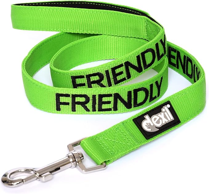 Amazon.com : Friendly Green Color Coded 2 4 6 Foot Padded Dog Leash ...