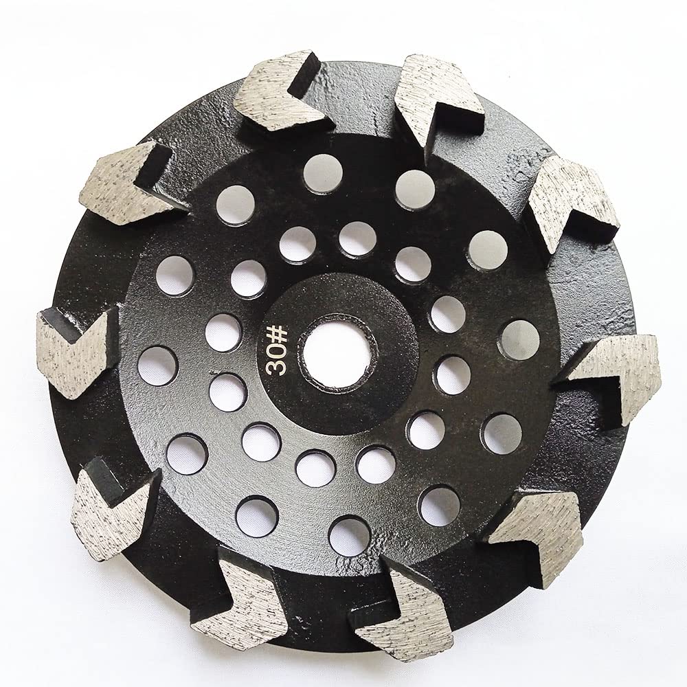 Amazon.com: 7 inch Diamond Grinding Cup Wheel Arrow Shape Bore 22.23mm ...