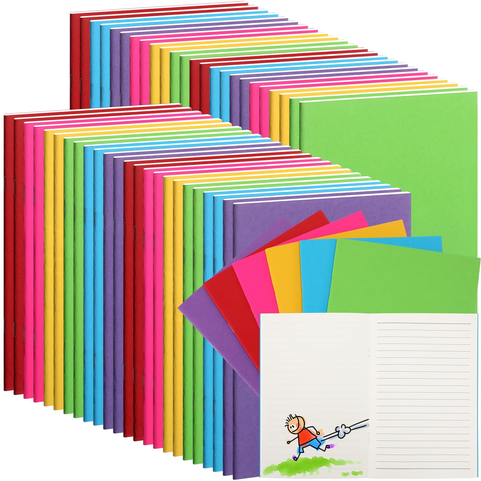 Amazon.com : Gueevin 120 Pcs Blank Books for Kids to Write Stories Bulk ...