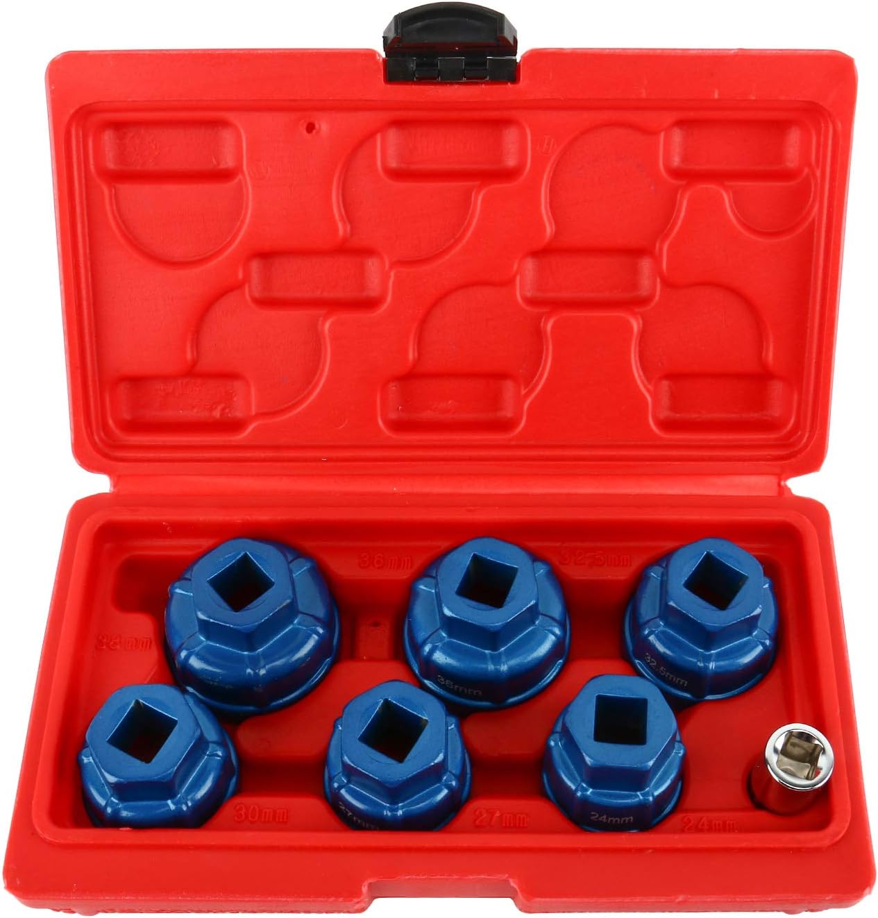 Amazon.com: Shonee 23 Pcs Oil Filter Wrench Set, Aluminum Alloy Cup ...