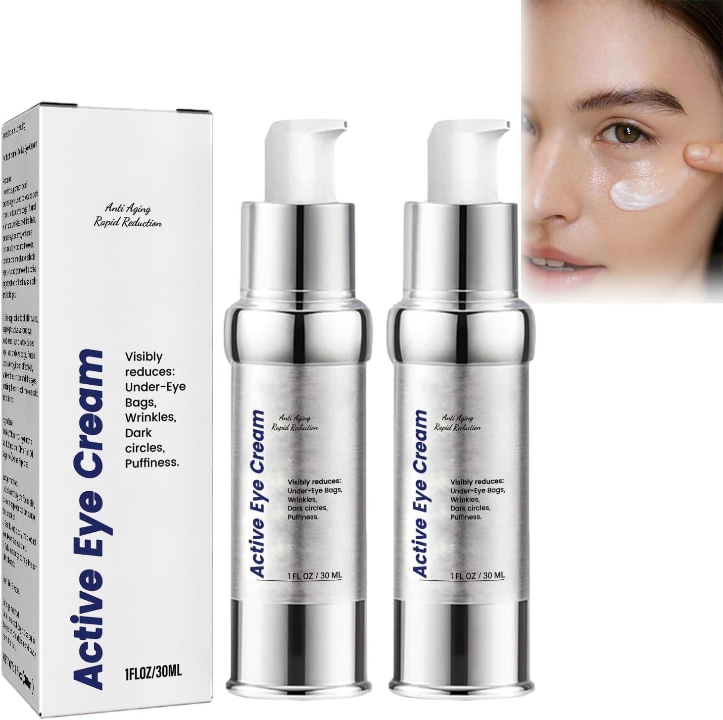 Instant Eye Bags Remover Puffiness, Anti Aging Eye Cream, Under Eye ...