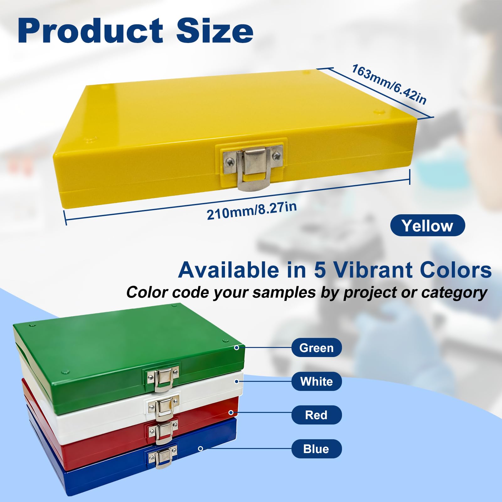 Prepared Slides Set In Plastic Box For Microscope Slide - Microscope ...