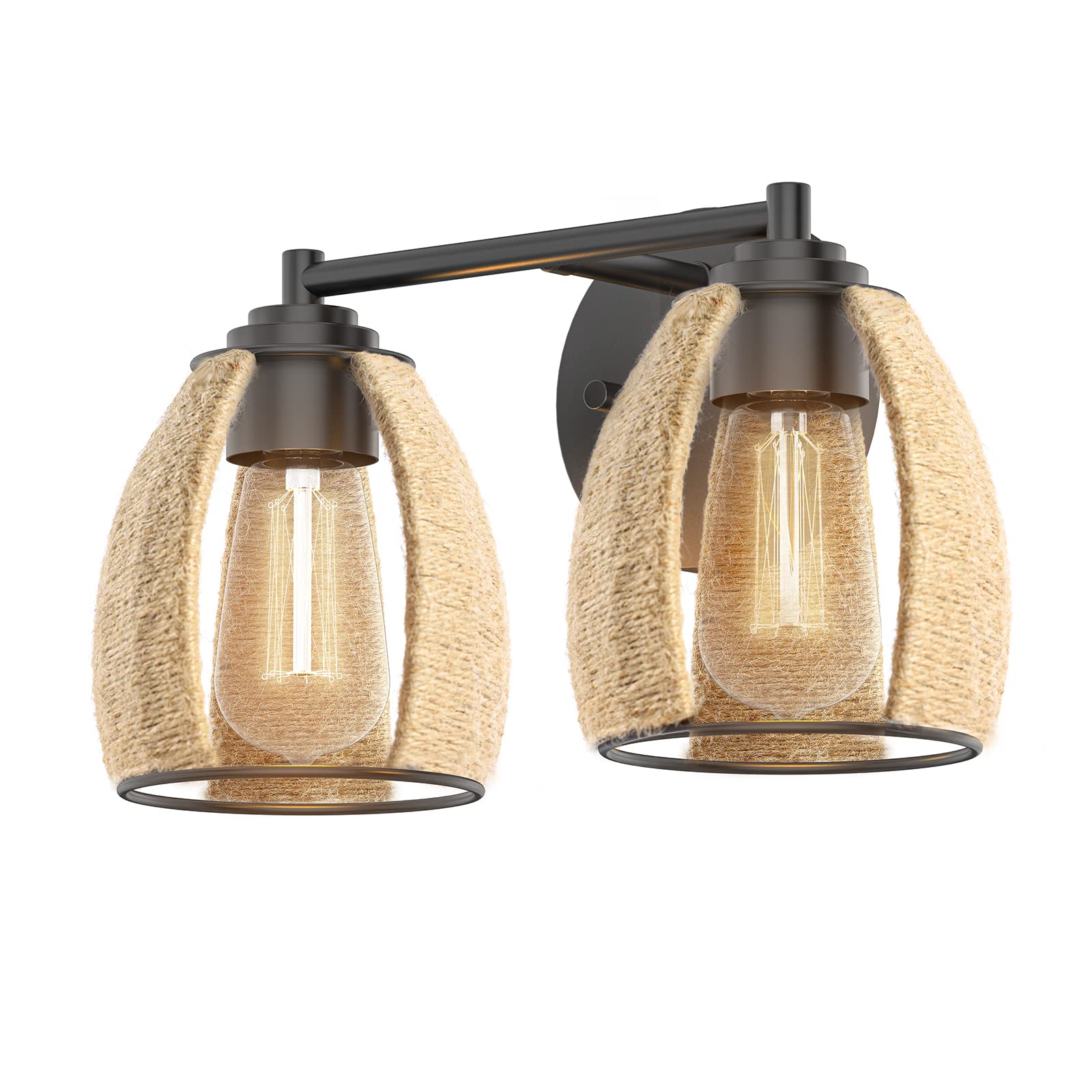 Bathroom Vanity Light Fixtures,2 Led Farmhouse Wall Sconces with ...